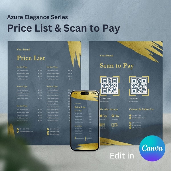 Salon Services Price List Template, Beauty Treatment Flyer Design ...