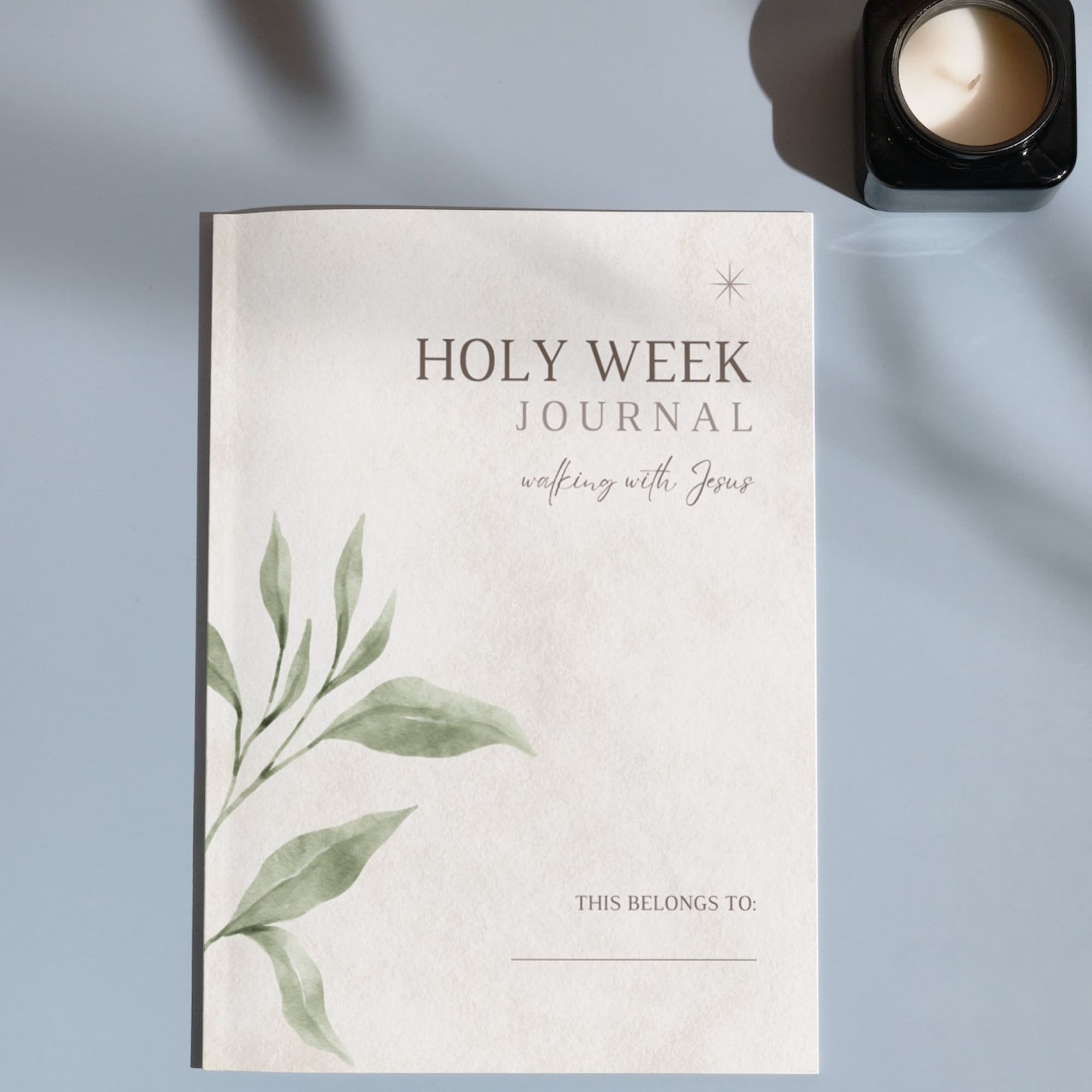 Walking With Jesus Holy Week Journal Printable | Holy Week Reflection ...