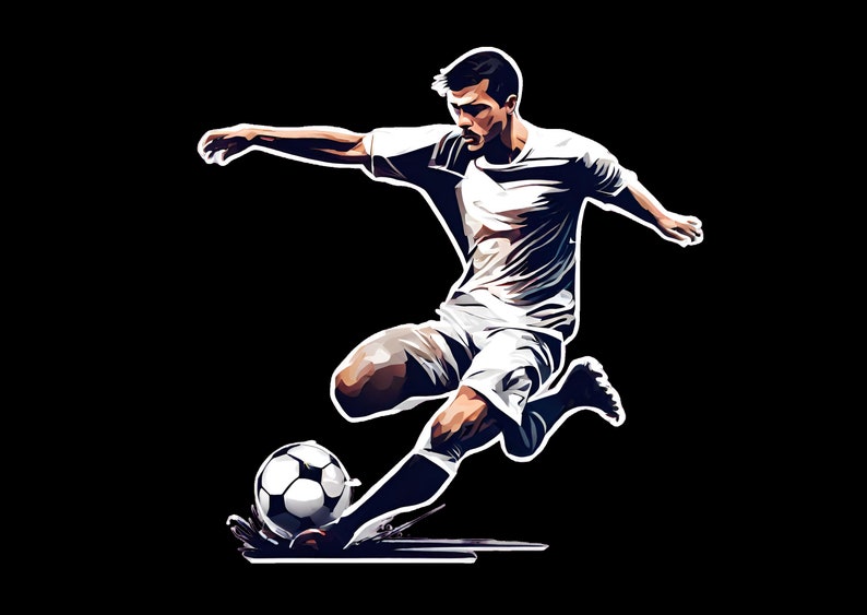 Football Sticker Set - Instant Download PNG Files, 30 Cutting Machine ...