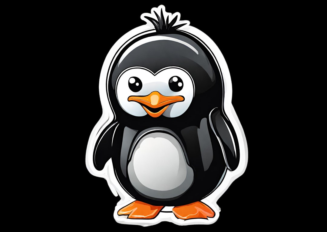 Pinguin Stickers Pack - 42 Funny Printable Pngs, Instant Download, DIY ...
