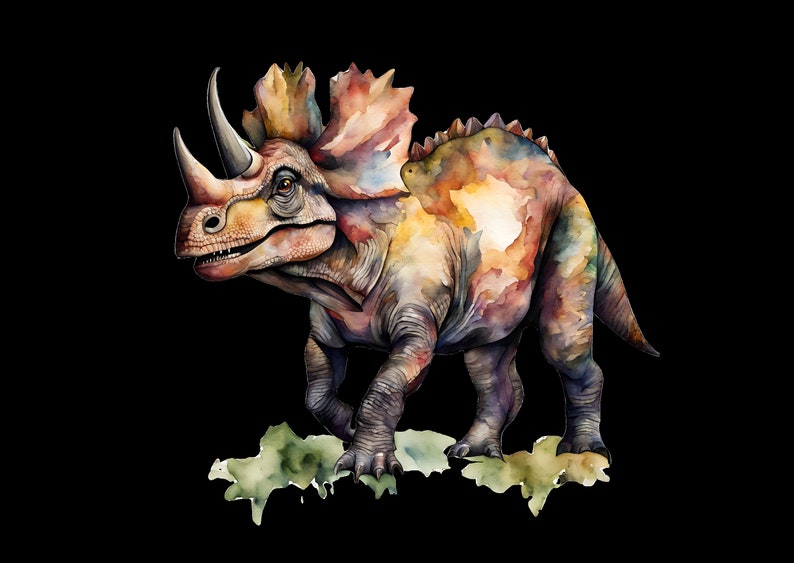 Dinosaurs Clip Art PNG Set 25 Digital Stickers - Instant Download for ...