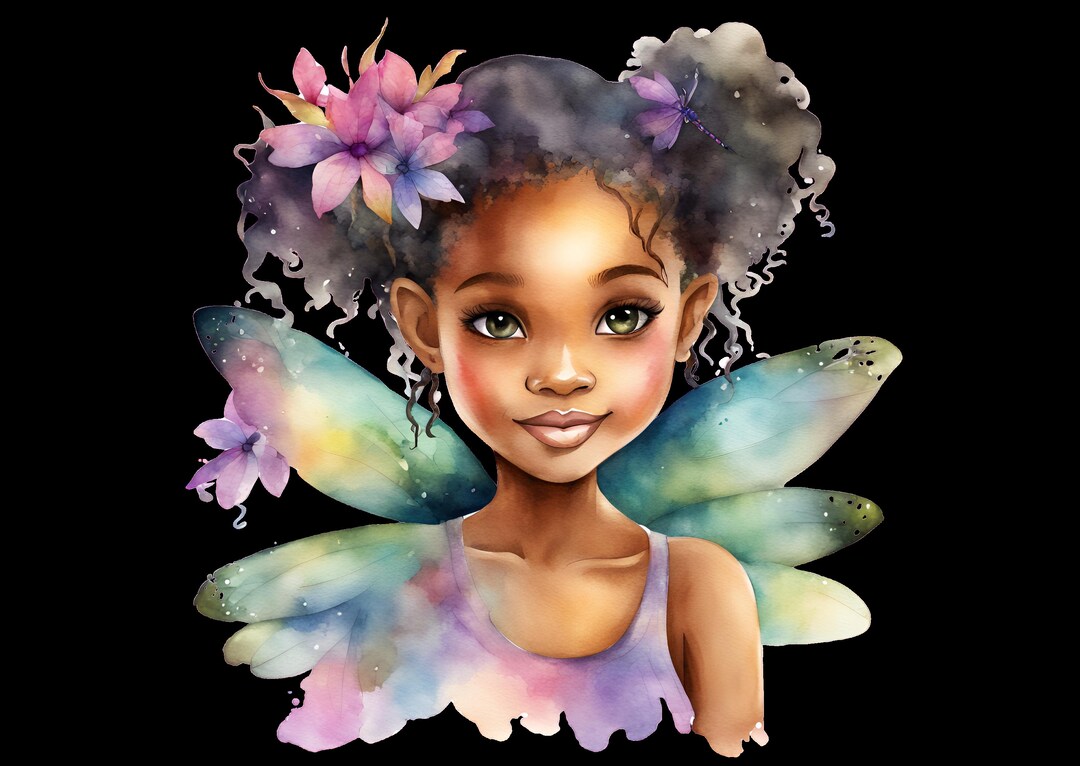 Forest Fairy Clipart Bundle, Watercolor Spring Fairies Art, Digital ...