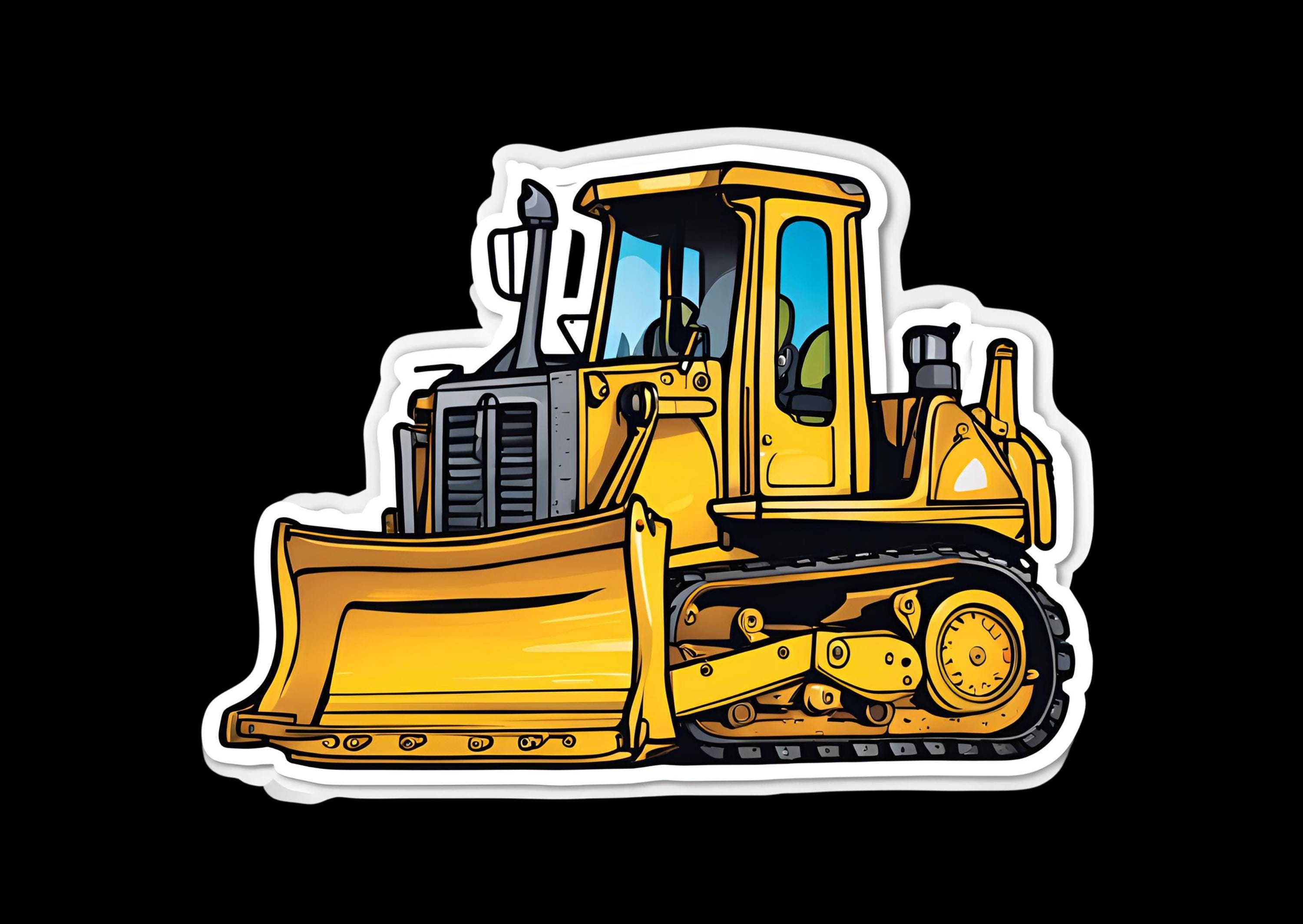DIY Stickers: 29 Printable Construction Vehicles Stickers for Crafting ...