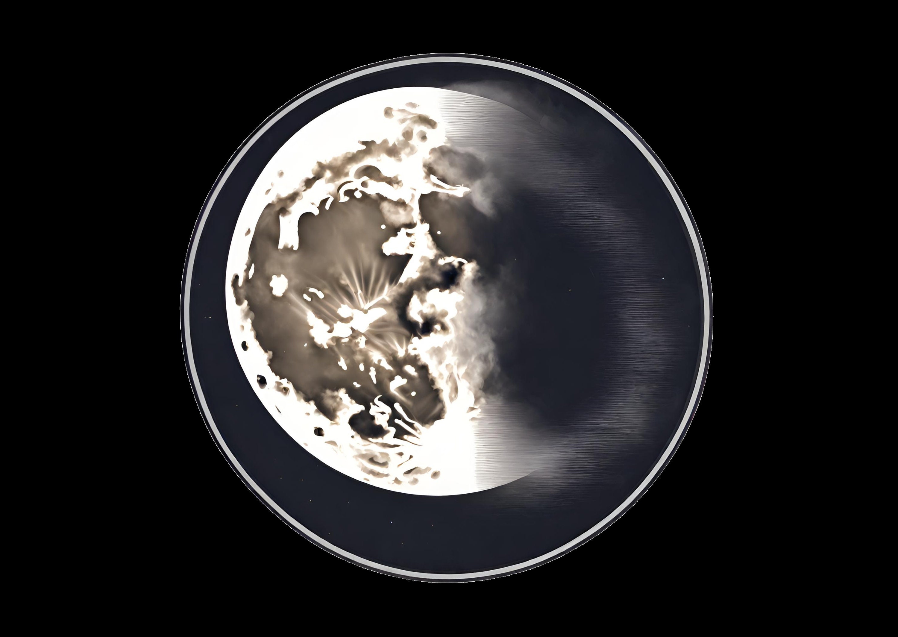 Unique Moon Design PNG Files - 20 High Quality Celestial Stickers for ...
