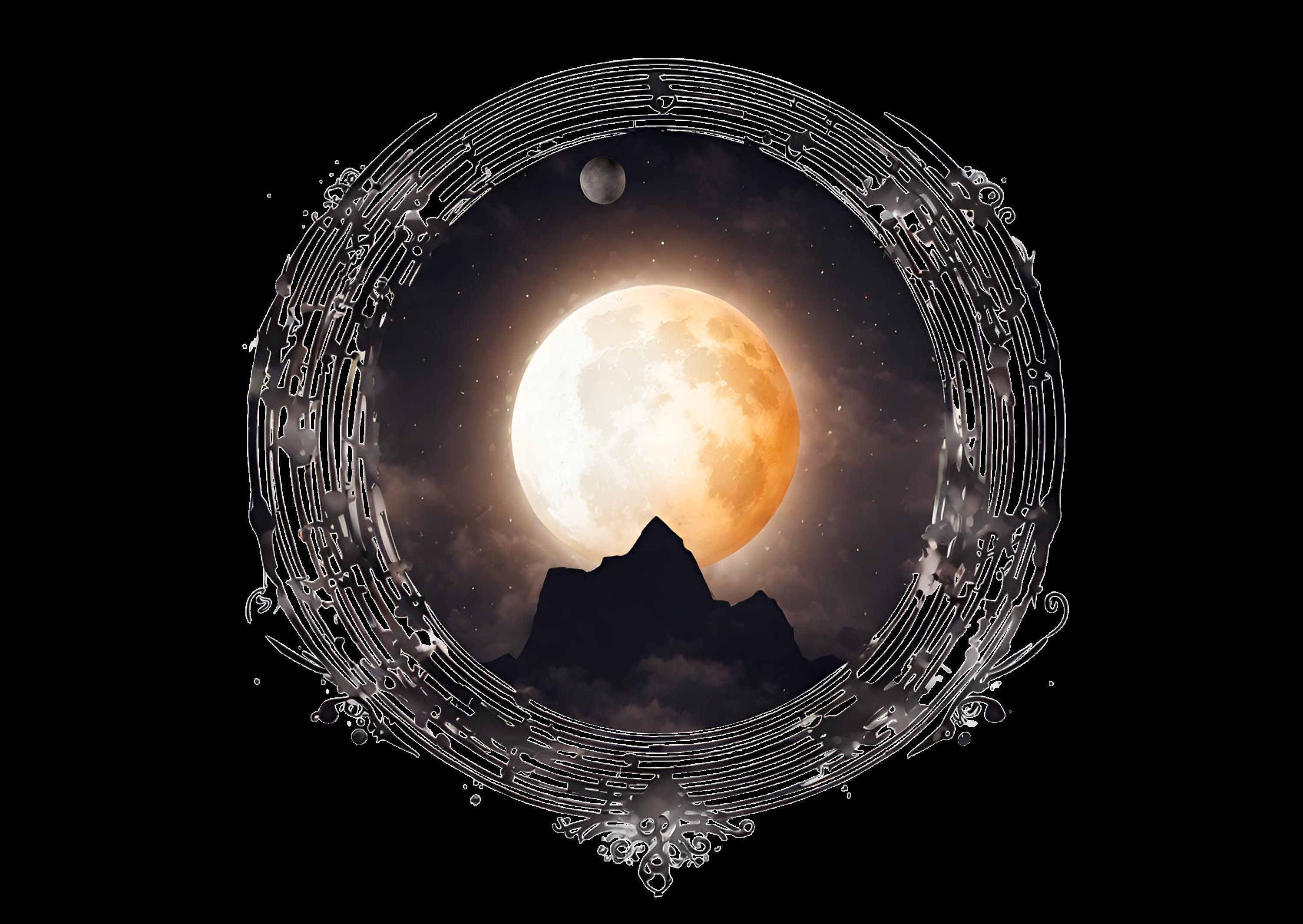 Unique Moon Design PNG Files - 20 High Quality Celestial Stickers for ...