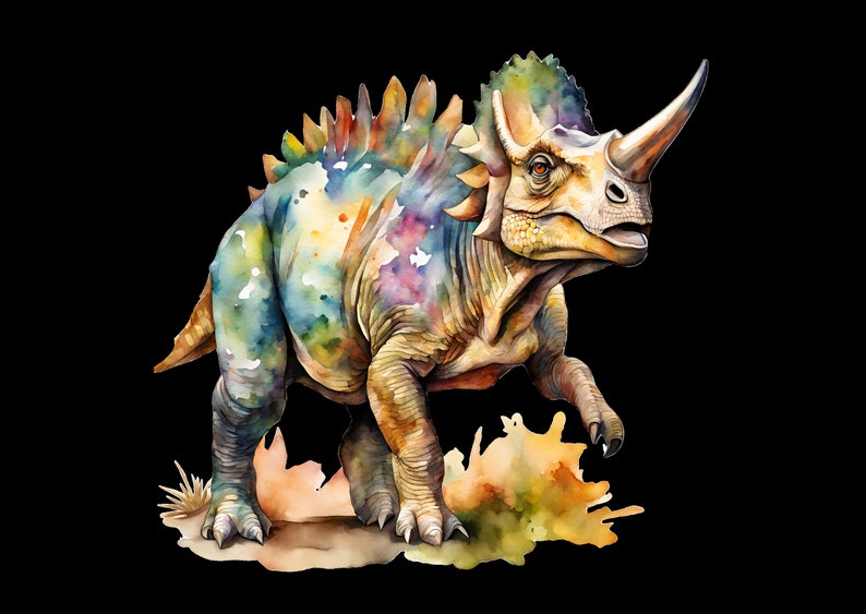 Dinosaurs Clip Art PNG Set 25 Digital Stickers - Instant Download for ...