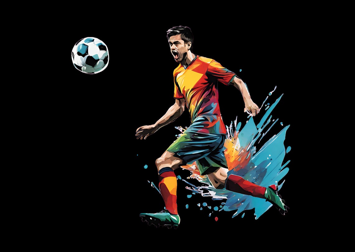 Football Sticker Set - Instant Download PNG Files, 30 Cutting Machine ...