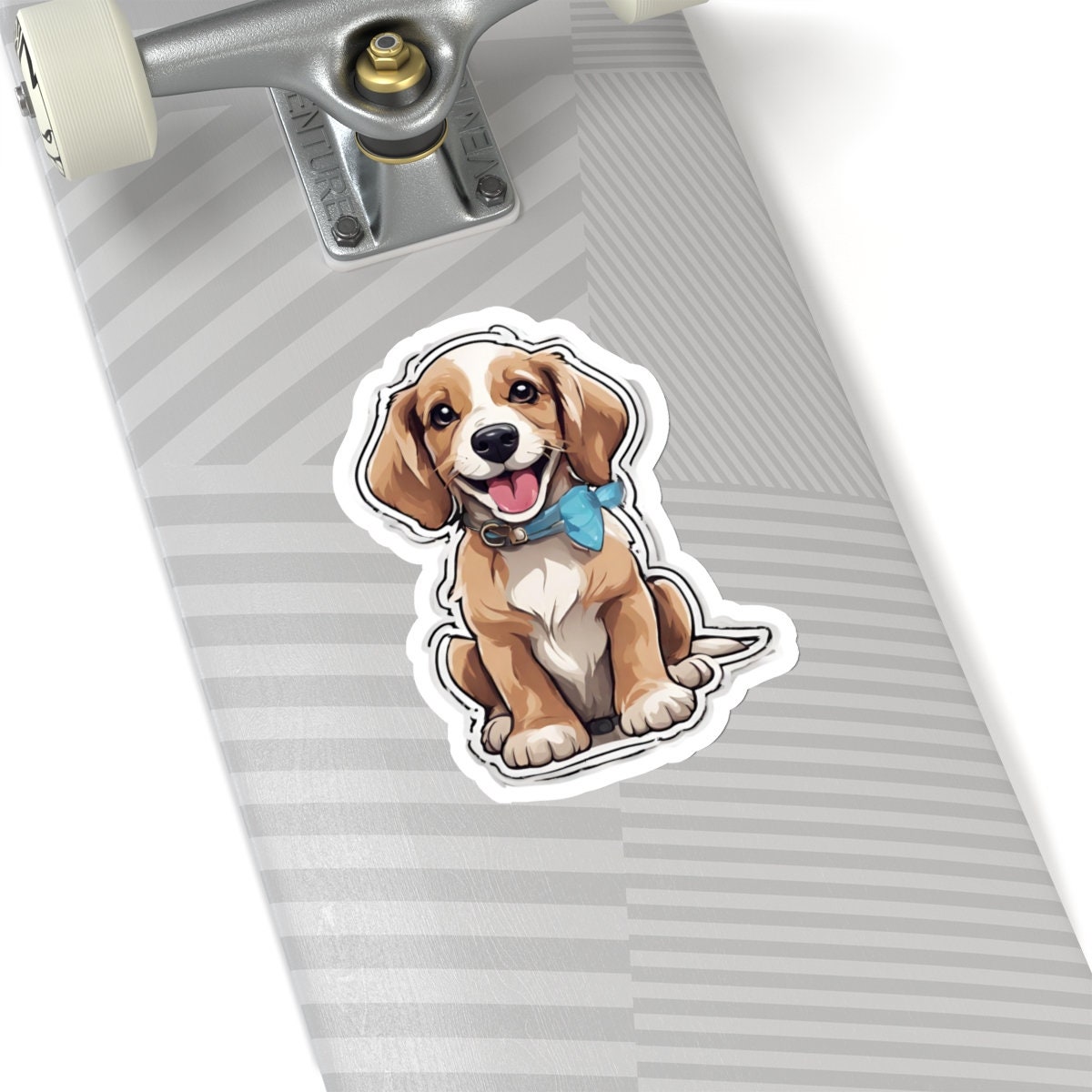 Cute Dog Sticker Glossy K9 Vinyl Decal, Durable Indoor Decor for Pet ...