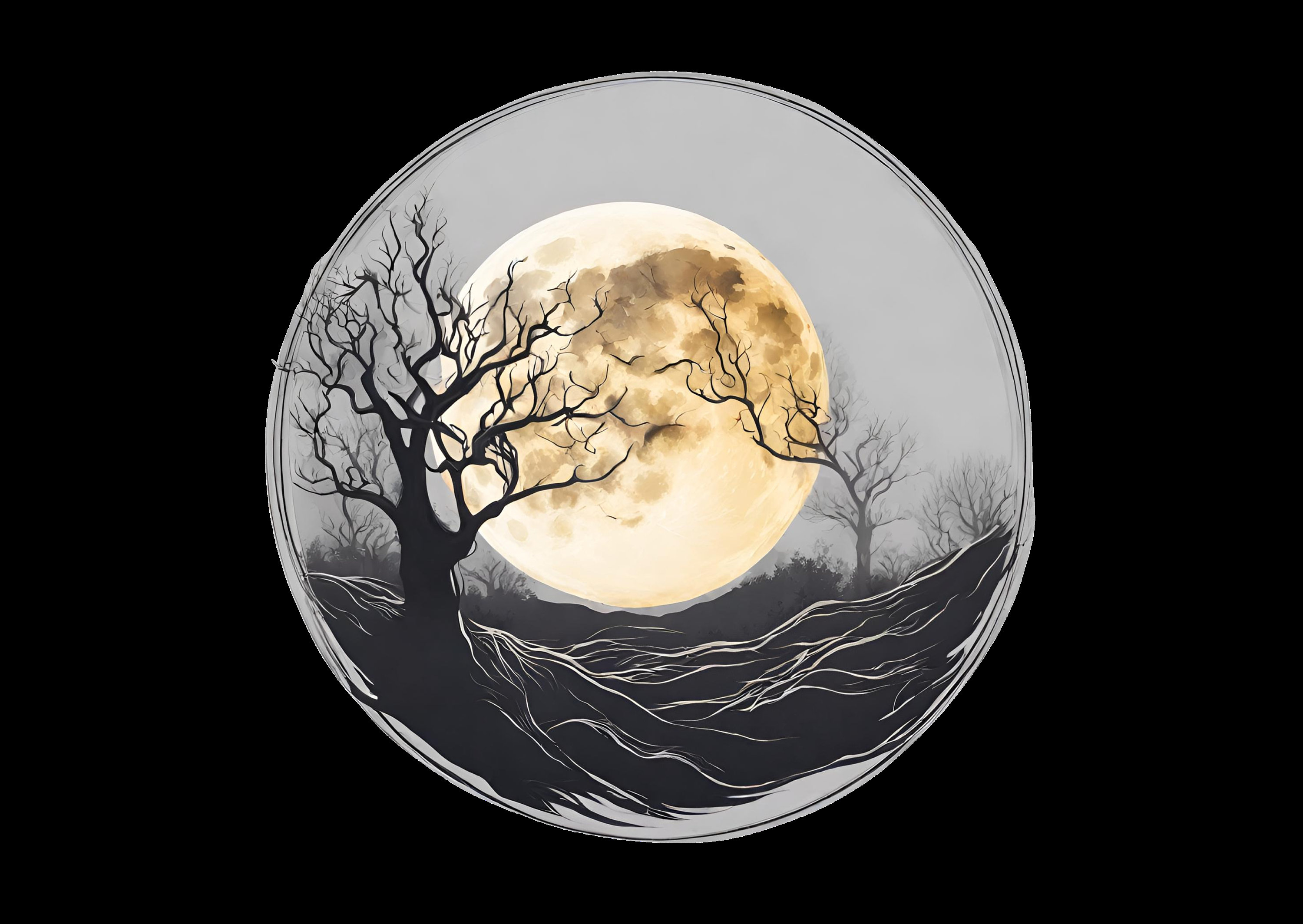 Unique Moon Design PNG Files - 20 High Quality Celestial Stickers for ...