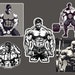 Printable Stickers 27 Muscle Man Gym Decals, Instant Download Strong ...