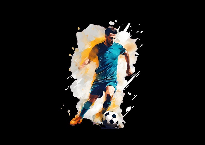 Football Sticker Set - Instant Download PNG Files, 30 Cutting Machine ...