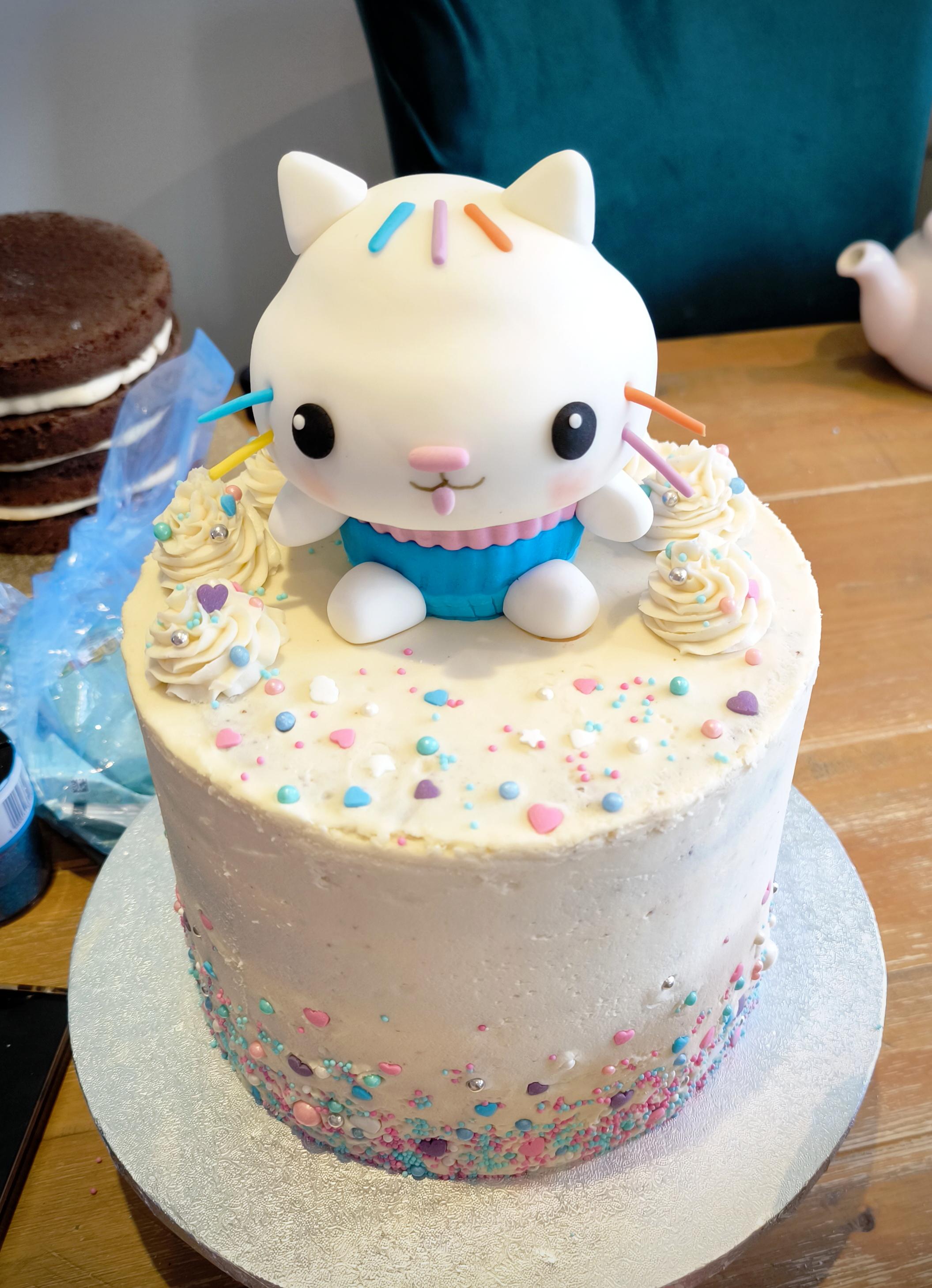 Gabby's Dollhouse Birthday Fondant Cake Topper Cakey - Etsy UK