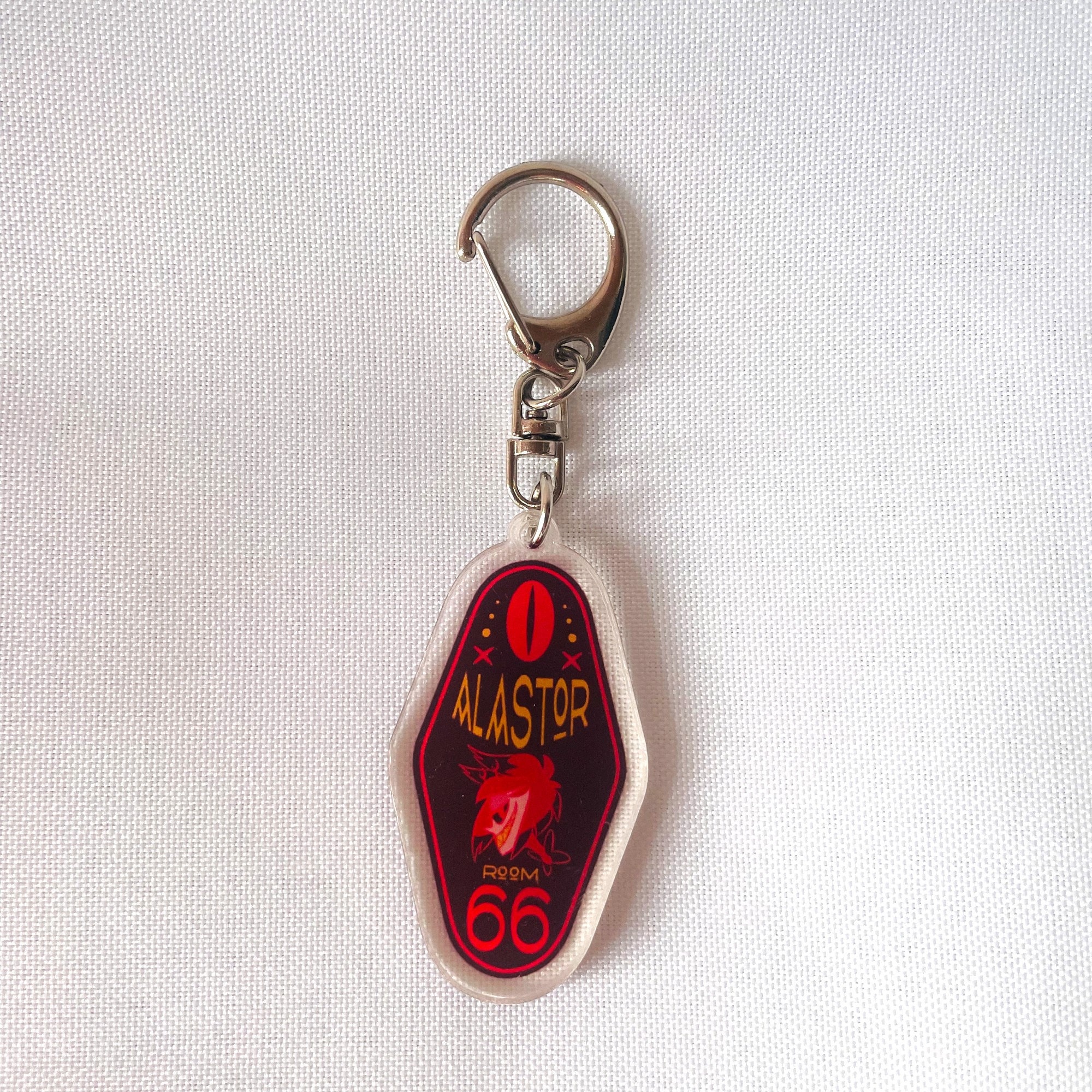 Hazbin Hotel Room Key Hazbin Keychains Alastor Keychains Angel Dust ...