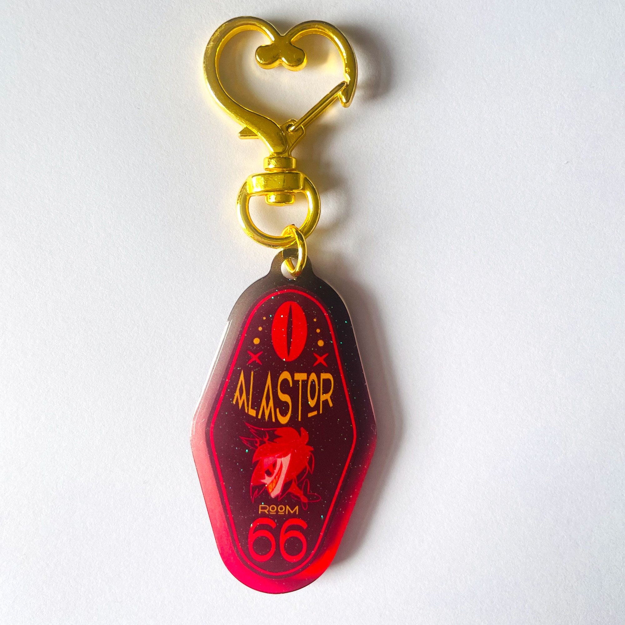 Hazbin Hotel Room Key Hazbin Keychains Alastor Keychains Hazbin ...