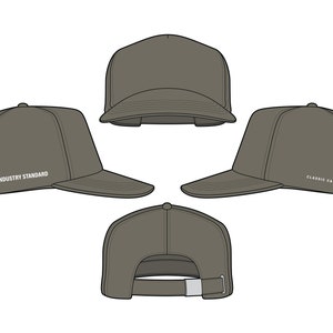 Classic Cap Technical Drawing - Etsy