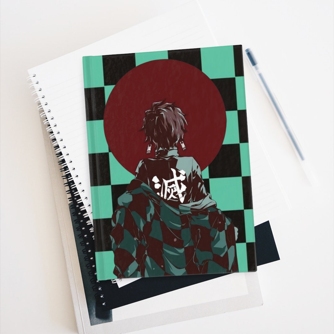 Tanjiro Kamado Demon Slayer Journal Ruled Line - Etsy
