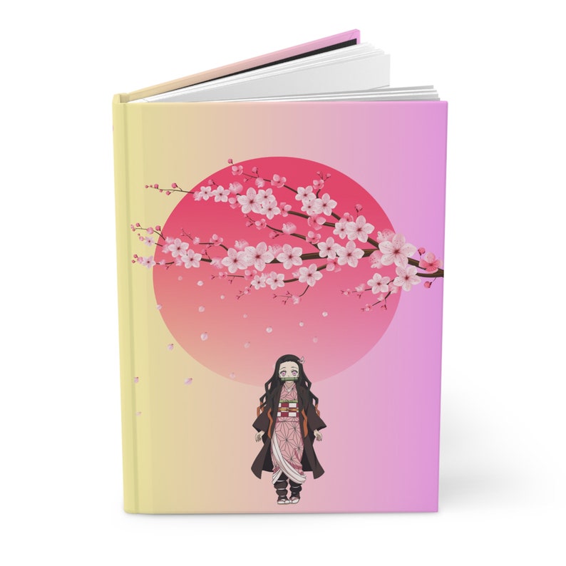 Nezuko Kamado Demon Slayer Cherry Blossom Hardcover Journal Matte - Etsy UK