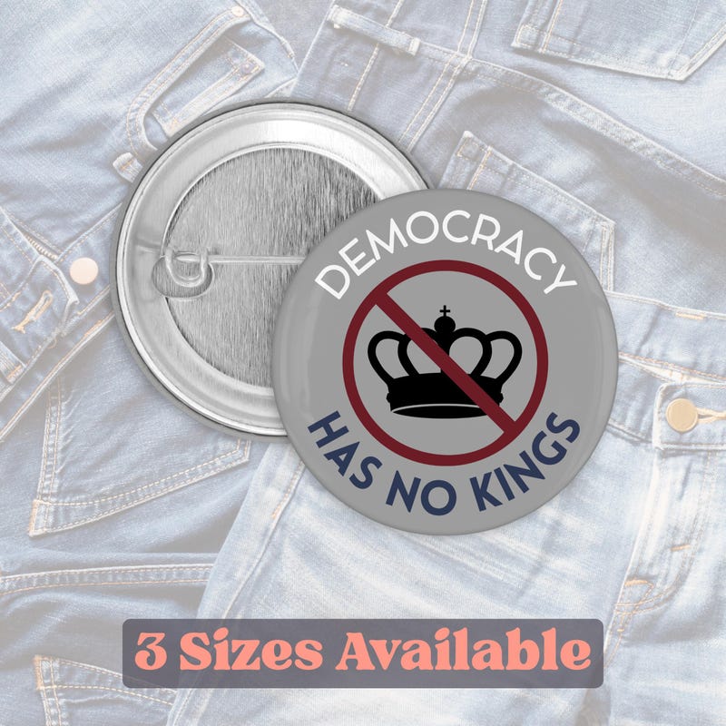 No Kings Protest Signs - Etsy