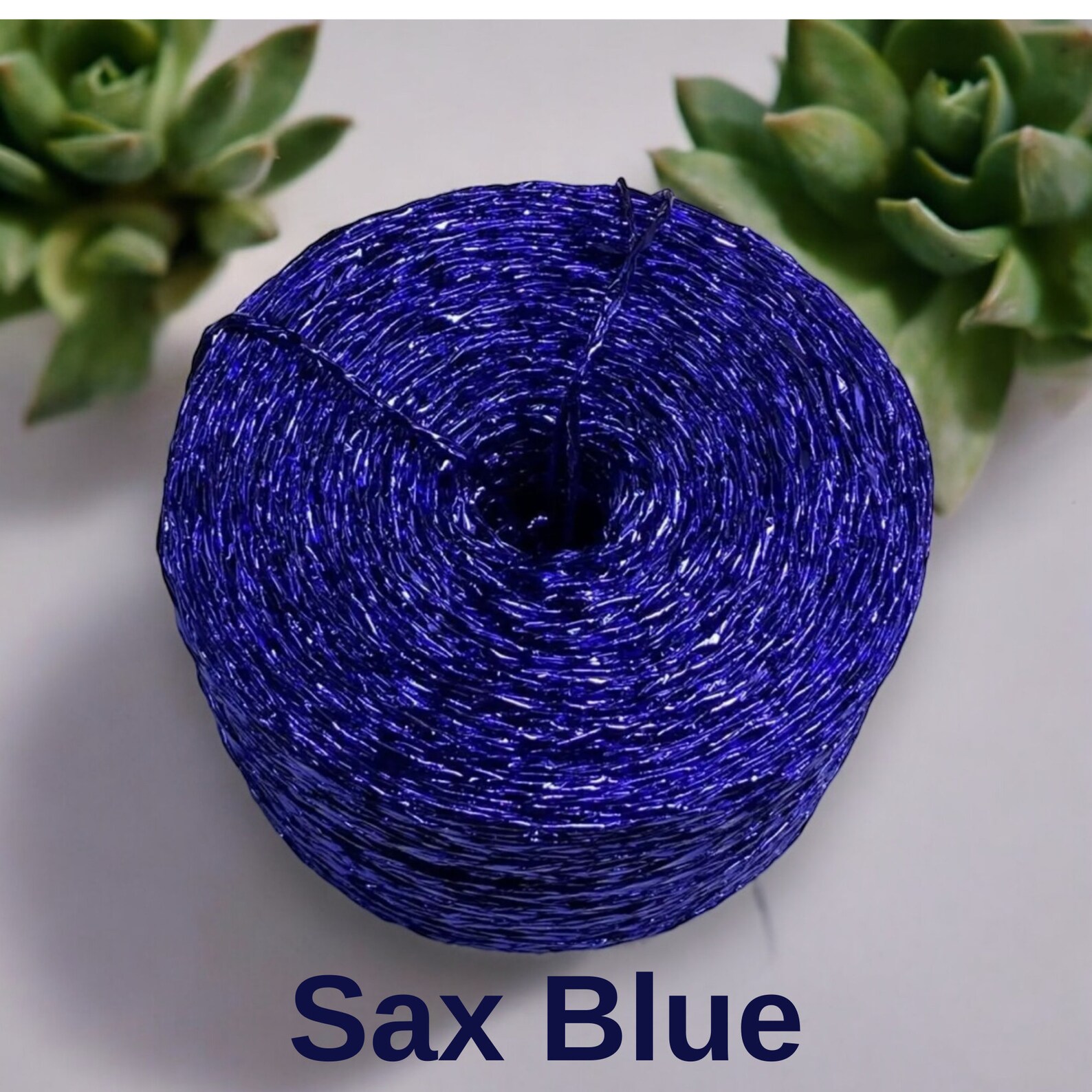 Metallic Raffia Yarn , Shiny Craft Supplies for Crochet Projects ...