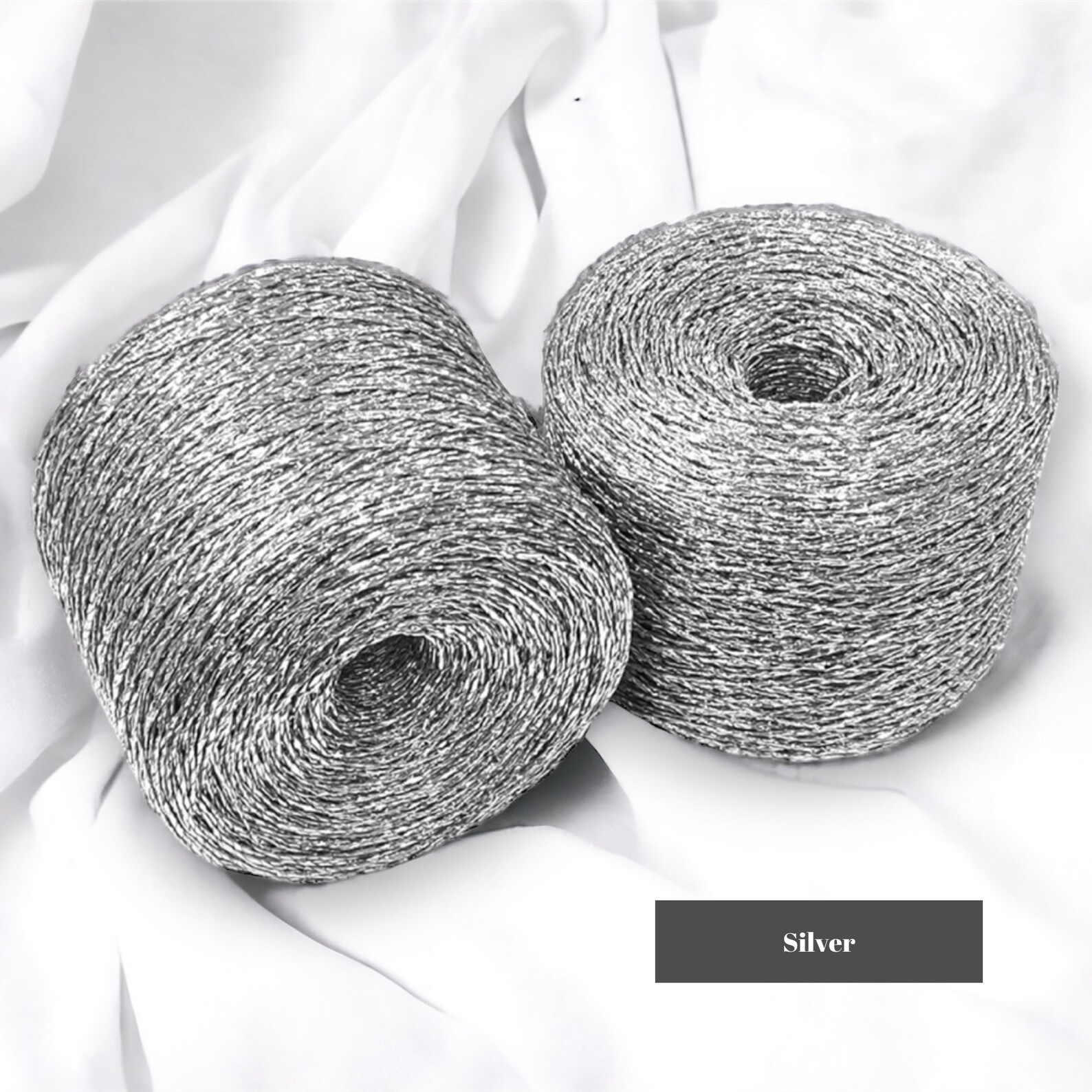 Metallic Raffia Yarn , Shiny Craft Supplies for Crochet Projects ...