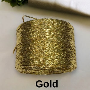 Metallic Raffia Yarn , Shiny Craft Supplies for Crochet Projects ...