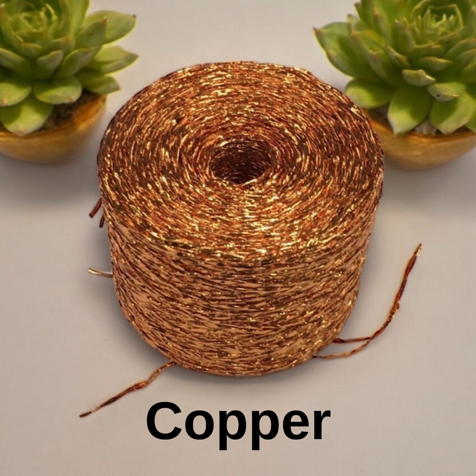 Metallic Raffia Yarn , Shiny Craft Supplies for Crochet Projects ...