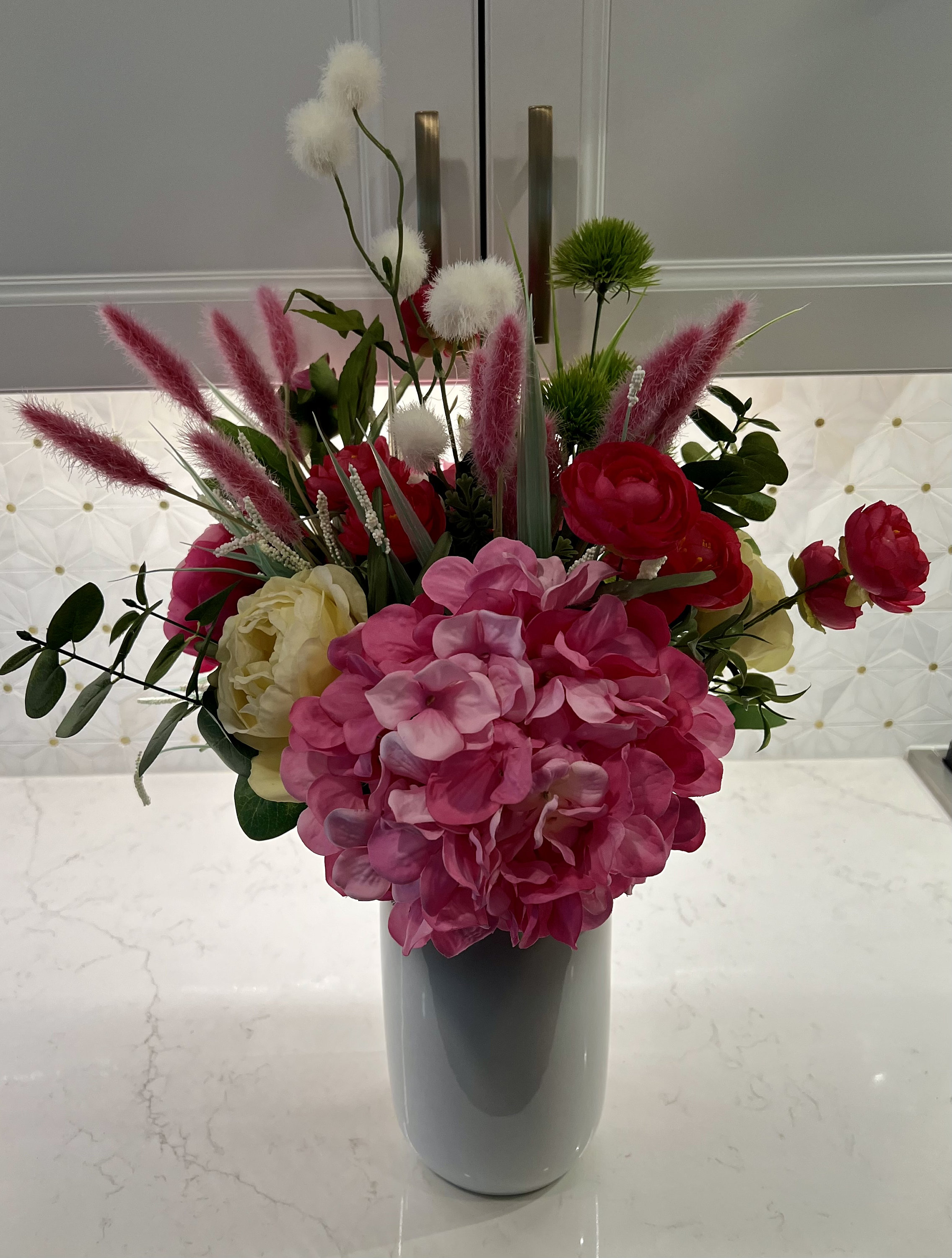 Beautiful Pink Floral Arrangement - Etsy