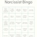 Executive Narcissist Bingo - Etsy
