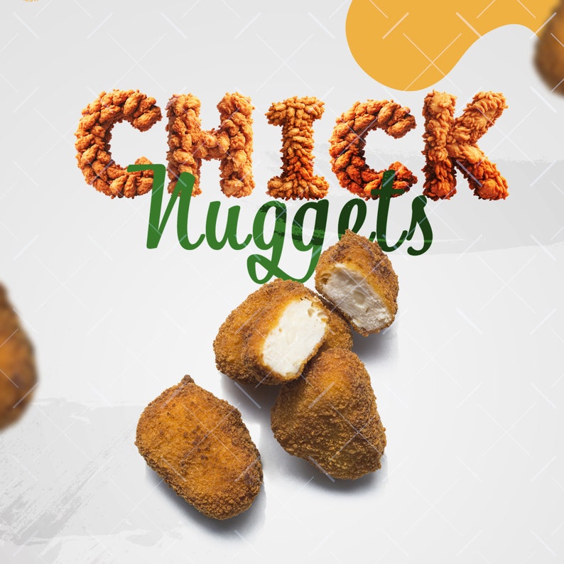 Chicken Fried Crunchy Alphabet & Numbers PNG Clipart ,unique Birthday ...