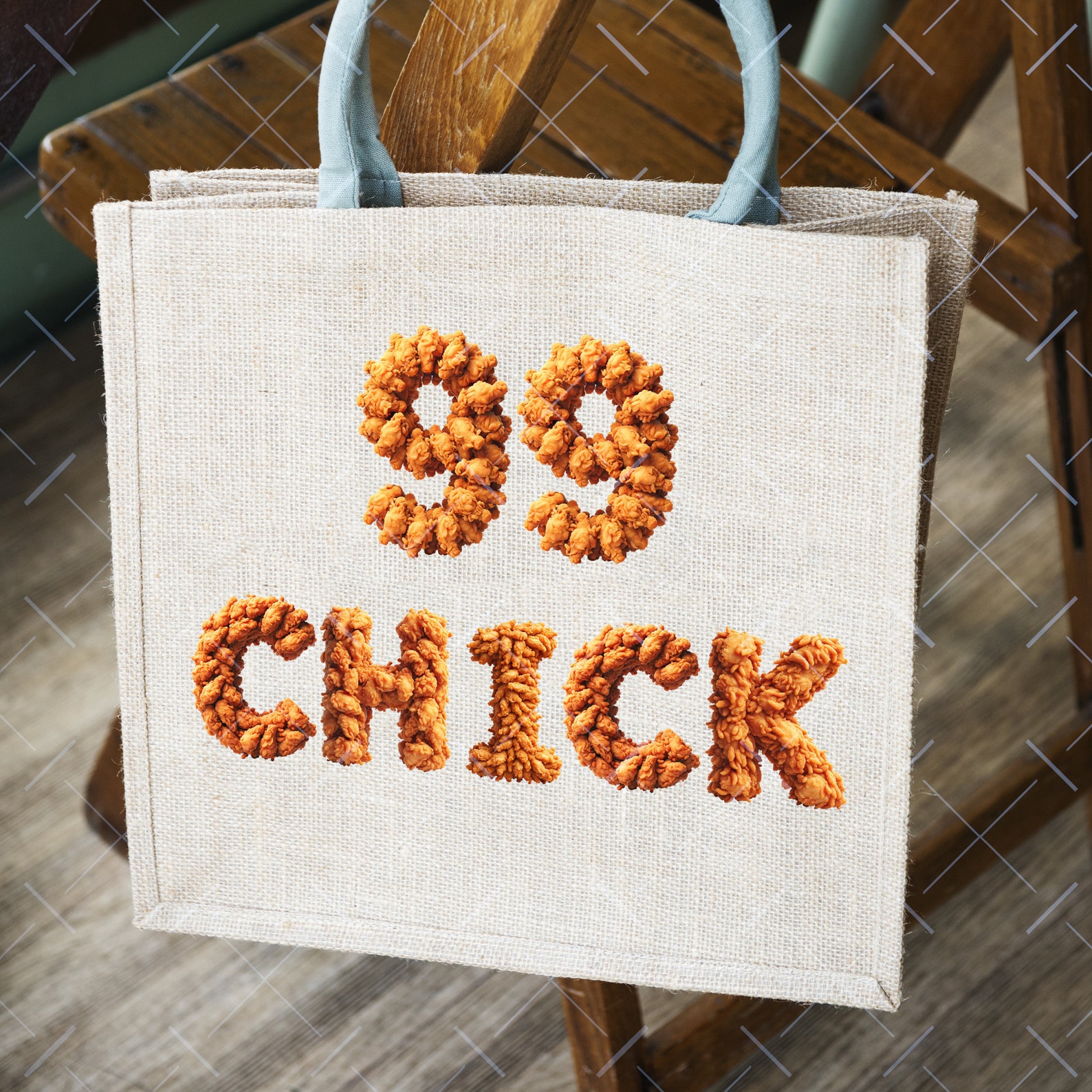 Chicken Fried Alphabet & Numbers Clipart: DIY Party Decor (digital ...