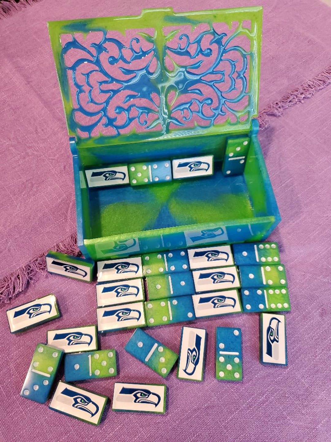 Custom Dominoes Set – 28-piece Collection With Matching Case - Etsy