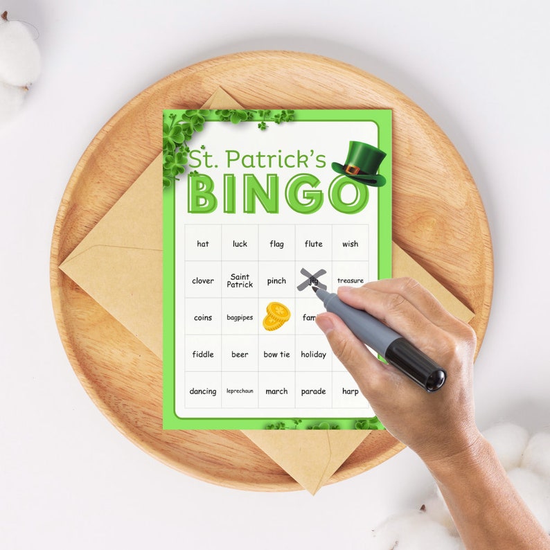 30 St. Patrick's Day Printable Bingo Cards, Saint Patrick's Day Game ...