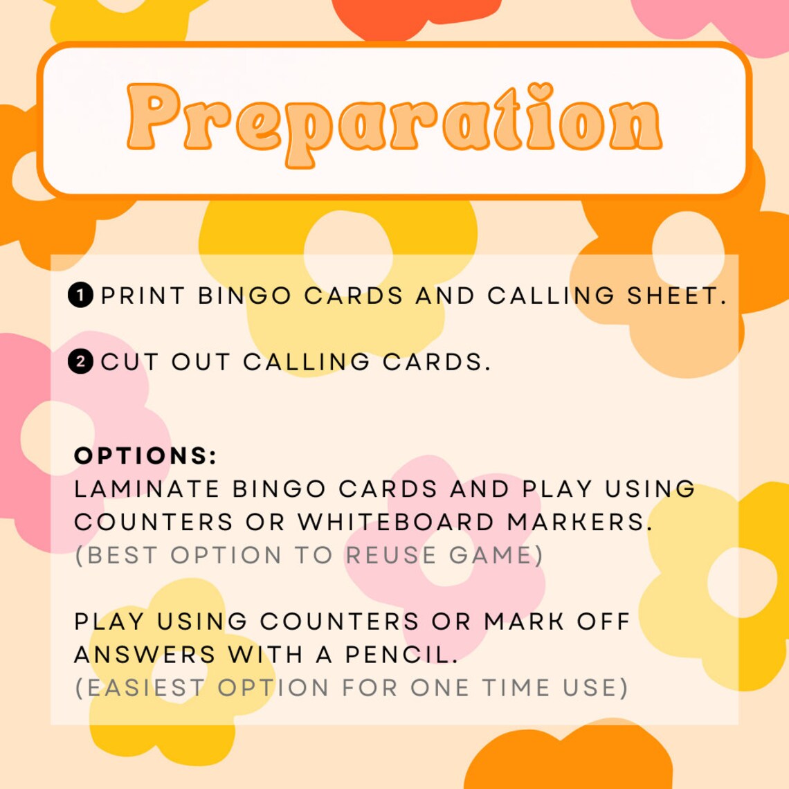 40 Disco Bridal Printable Bingo Cards, Groovy Bridal Shower Hens 60s ...