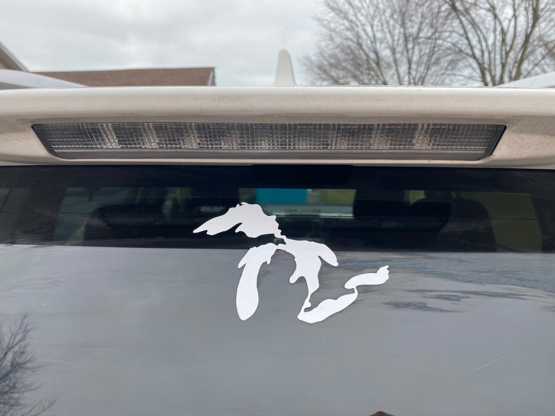 Great Lakes Sticker Great Lakes Vinyl Decal Lake Erie Sticker Car ...