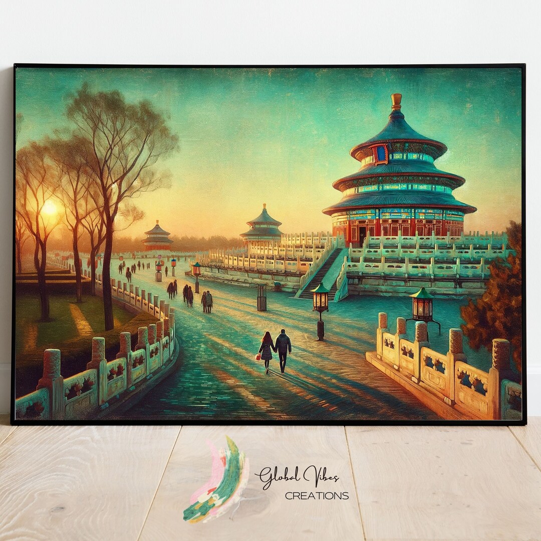 Temple of Heaven in Beijing China - Romantic Evening Stroll, High ...