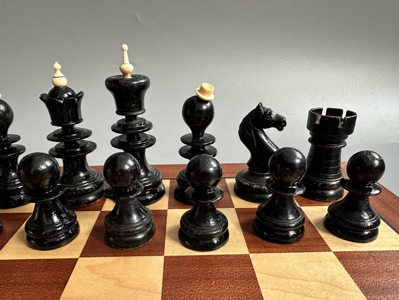 Royal Russian Chess Set Tsarist Era in Very Good Condition Unique Chess ...