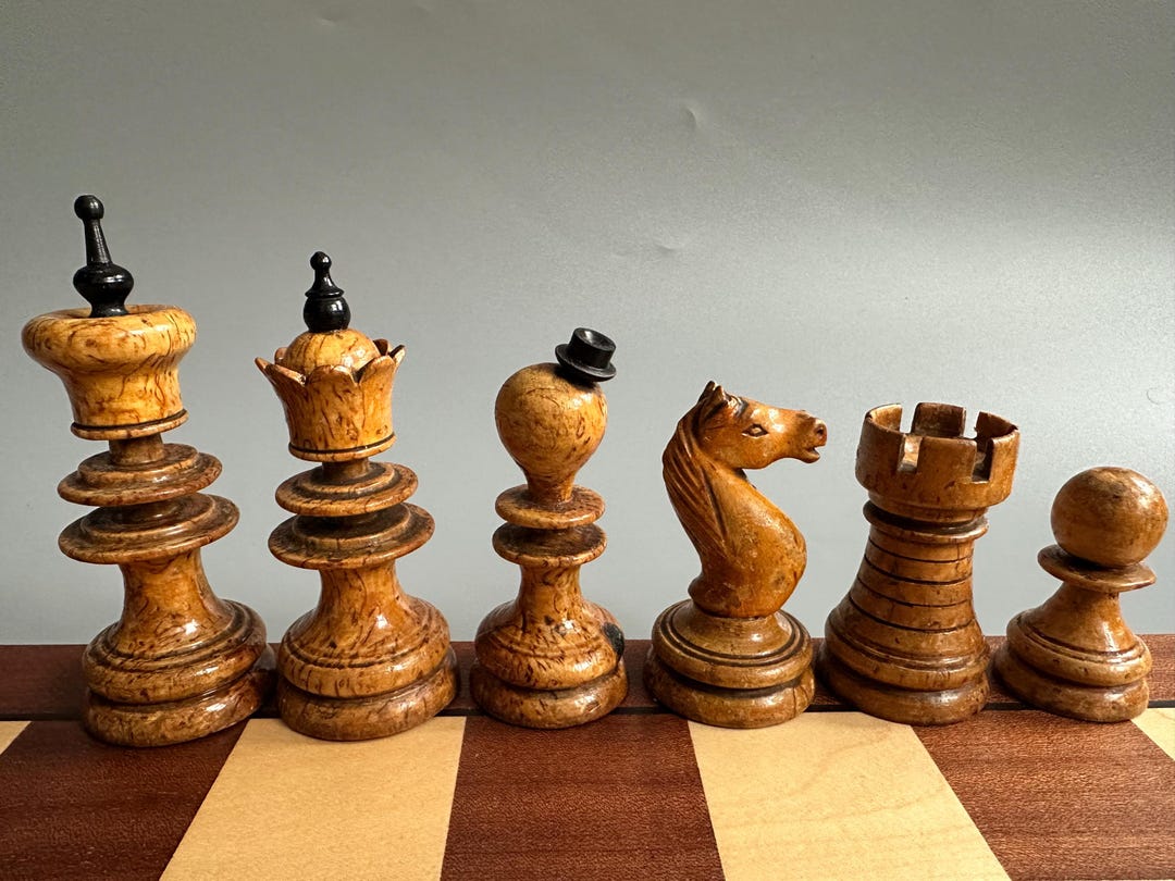 Royal Russian Chess Set Tsarist Era in Very Good Condition Unique Chess ...