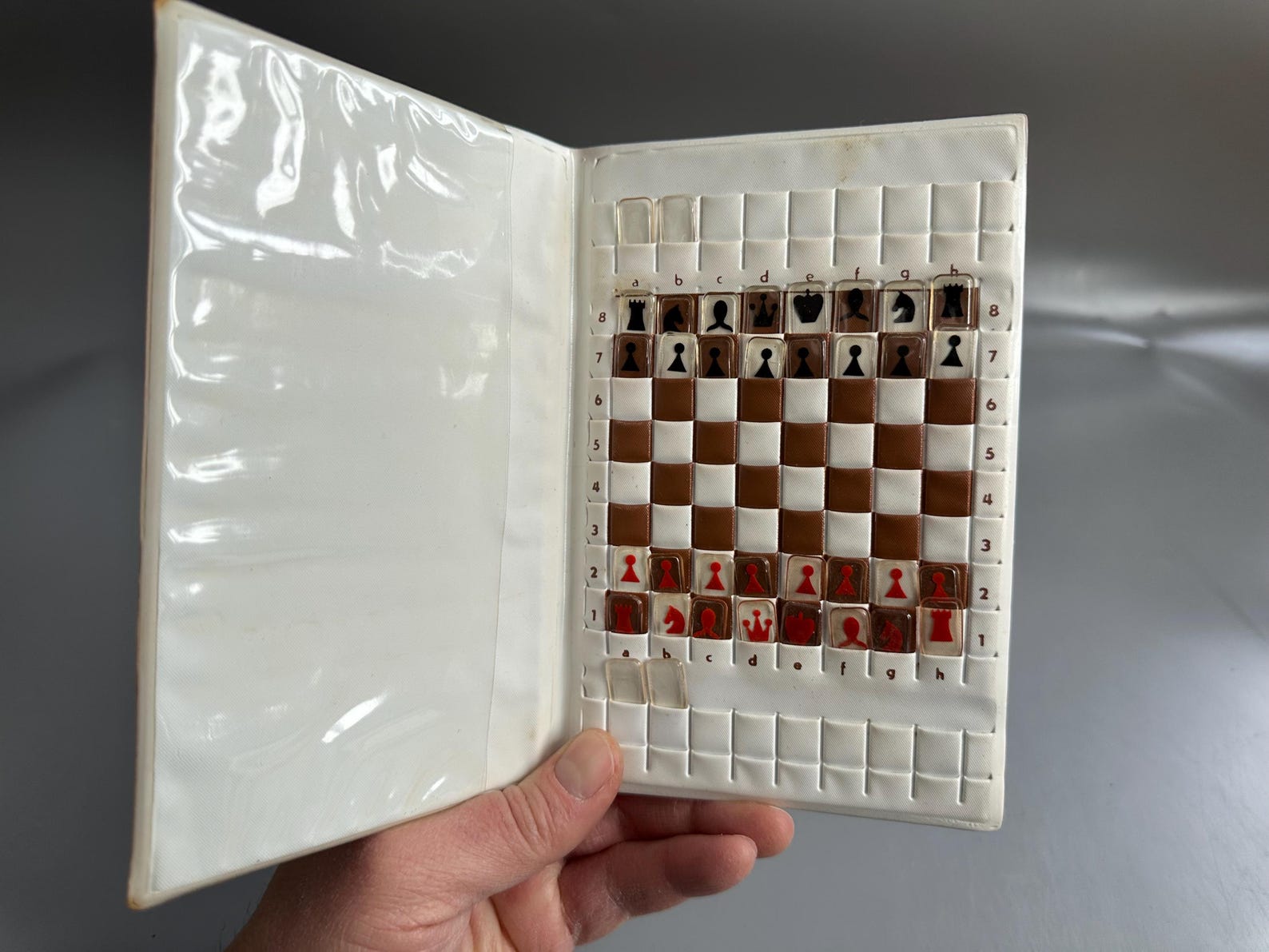 Czech Pocket Chess 80s Vintage. Vintage Czechoslovakia Vinyl Wallet ...