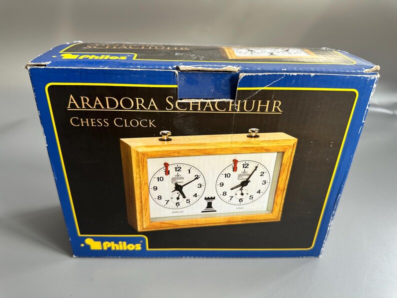 Mechanical Chess Clock Aradora in Great Working Condition With Original ...