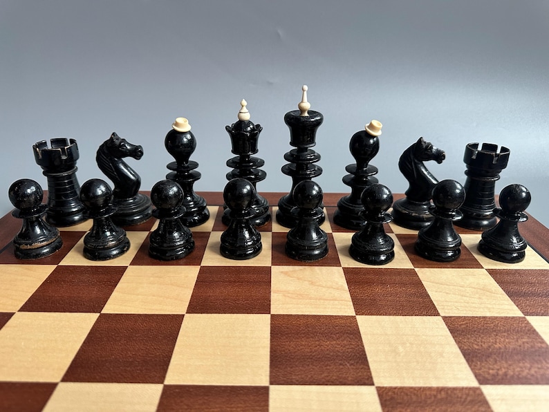Royal Russian Chess Set Tsarist Era in Very Good Condition Unique Chess ...