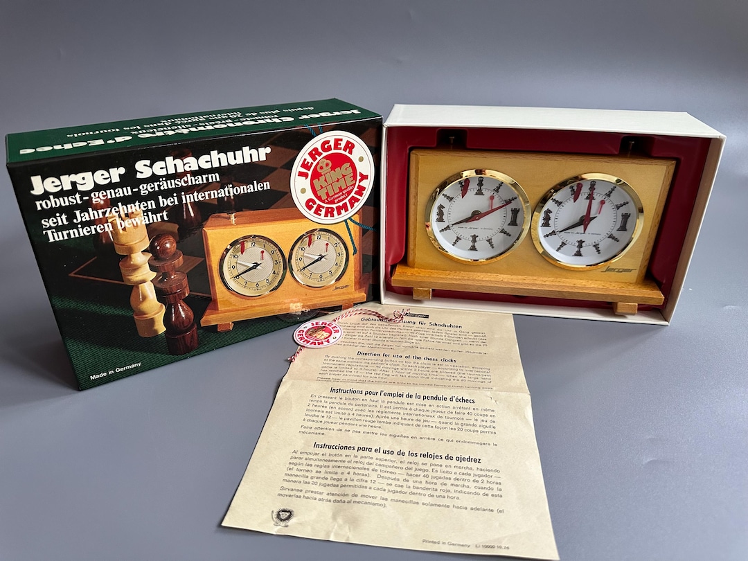 Mechanical Chess Clock Jerger in Good Working Condition 70s Vintage ...