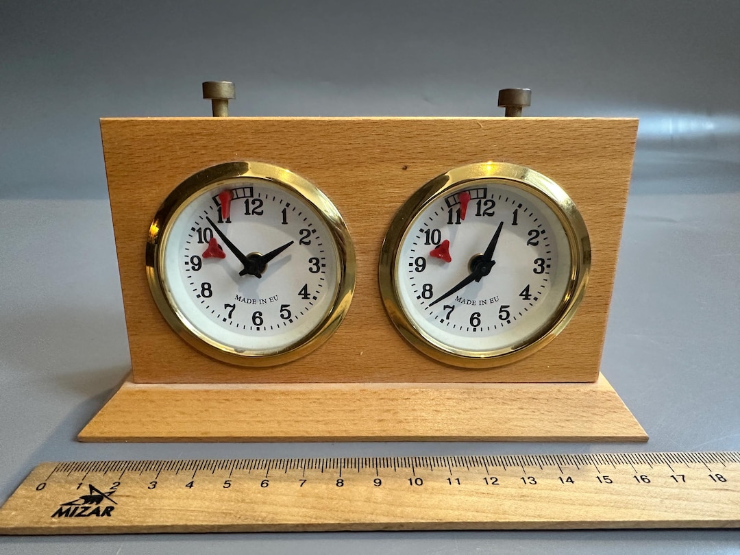 European Mechanical Chess Clock 90s Vintage in Very Good Working ...