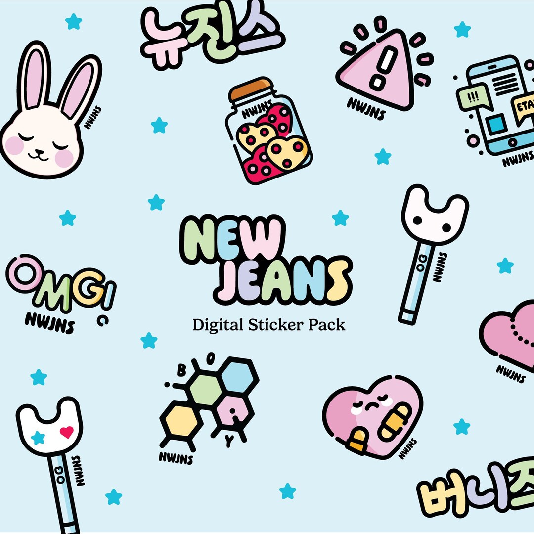 40 New Jeans Songs Digital Stickers - Etsy