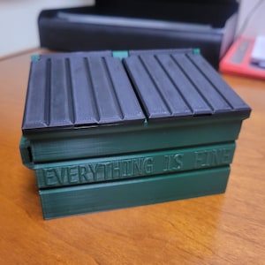 Flickering LED Dumpster Fire - Etsy