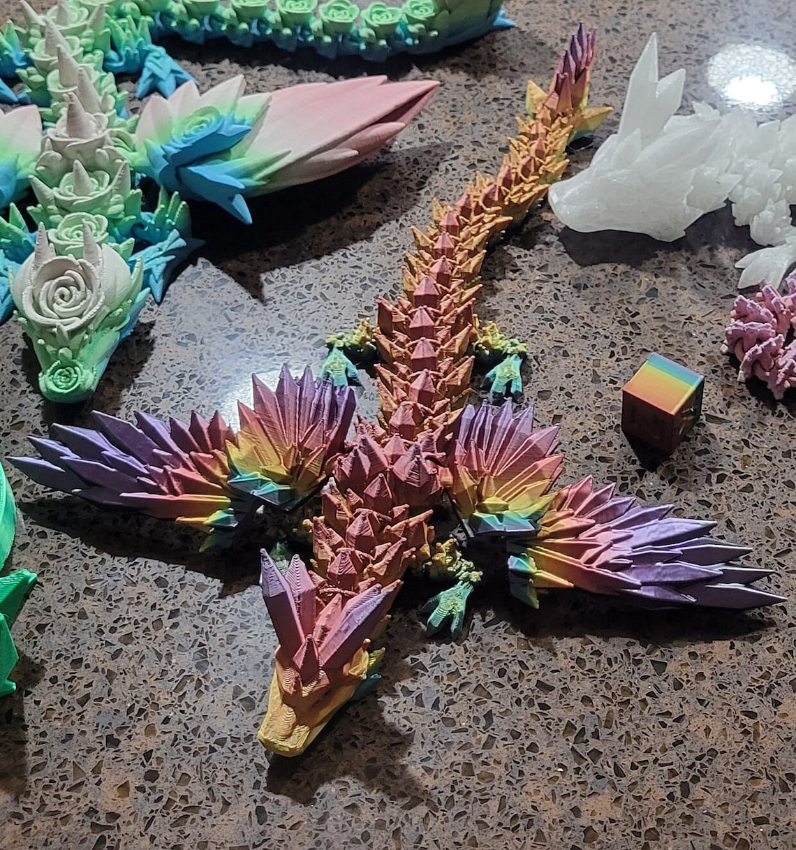 Crystal Wing Dragon - Etsy