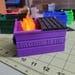 Flickering LED Dumpster Fire - Etsy