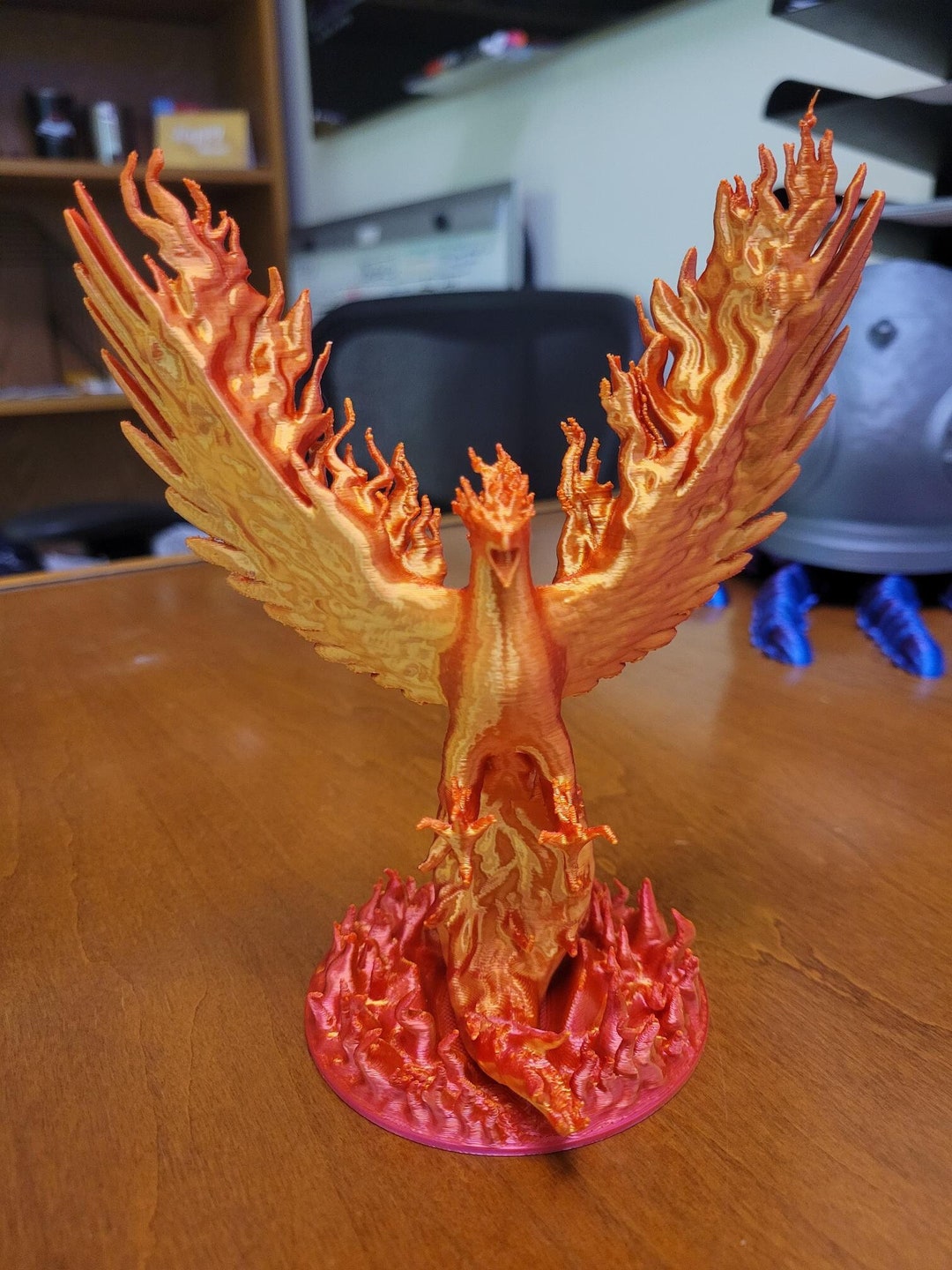 Fiery Phoenix Figure - Etsy