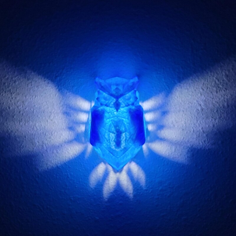 Night Owl Wall Light - Etsy