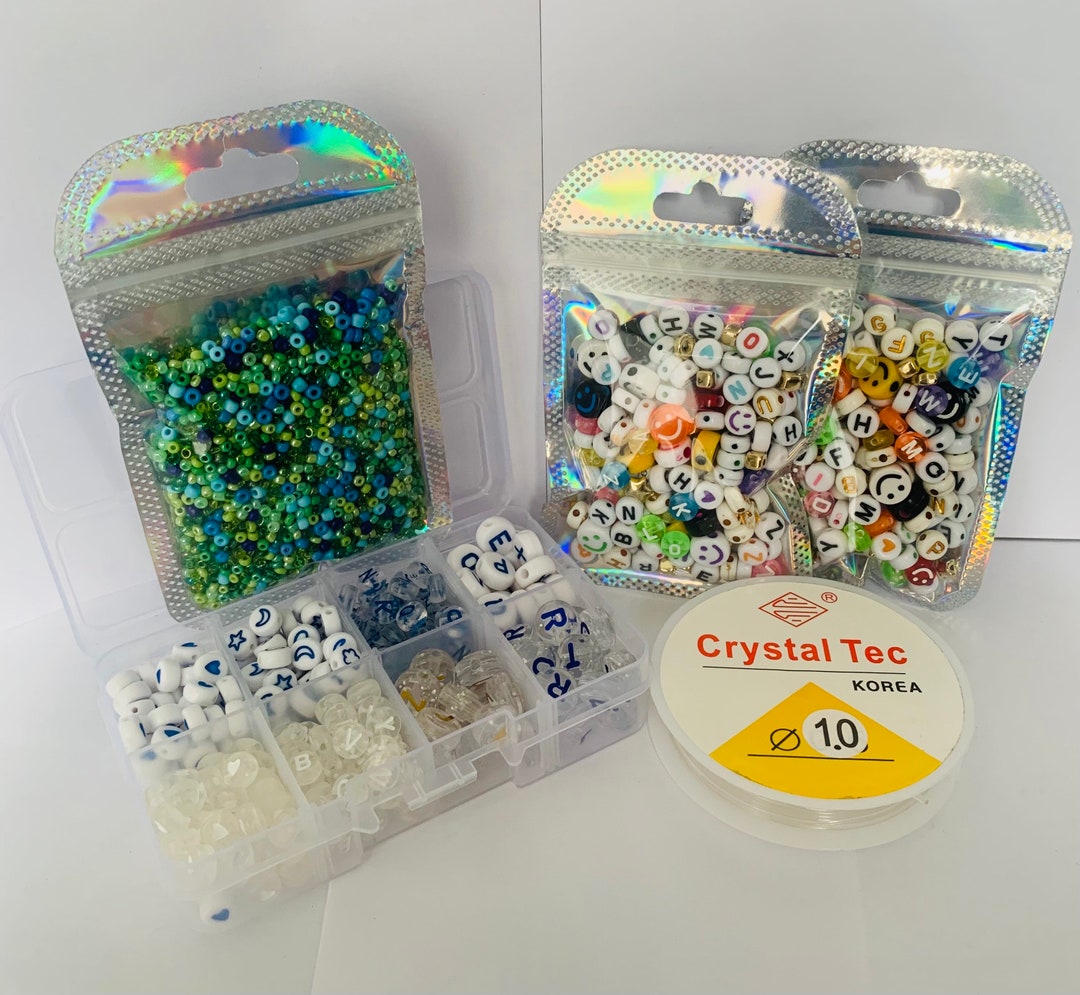 Blue Theme 2200 Piece Children's Friendship Bracelet/ Jewellery Making ...