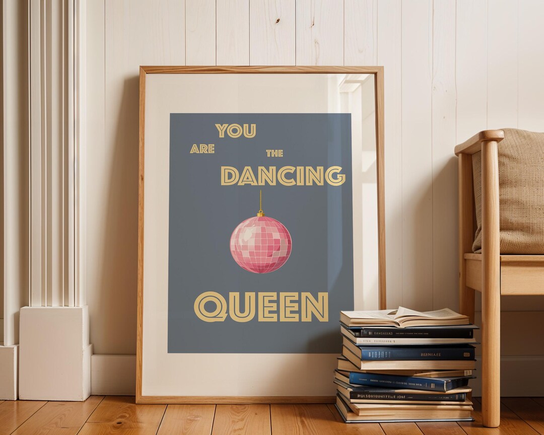 Abba Dancing Queen Song Lyrics Print Makes the Perfect Decor for Your ...